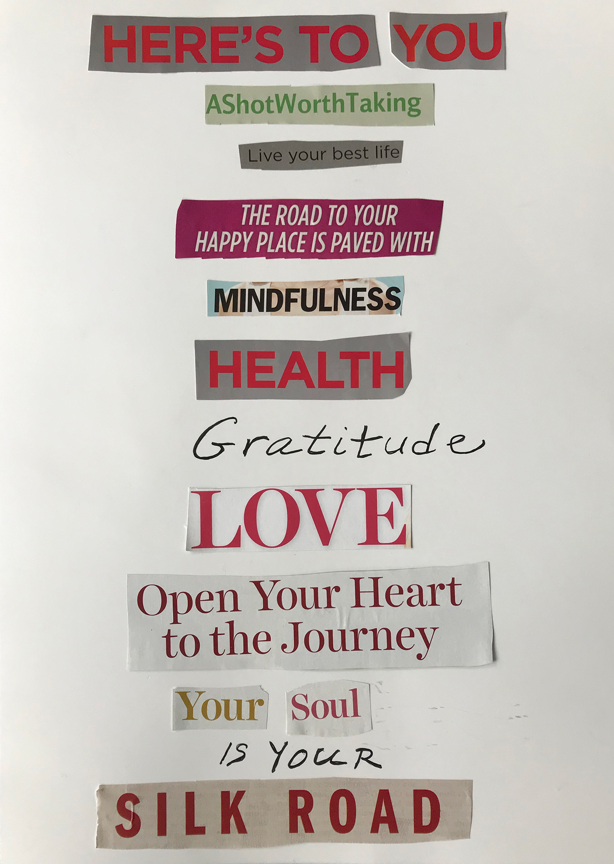 Inspired Collage Poems – MARGARET PEARL HEALING ARTS